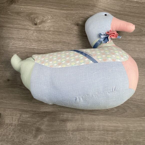 Handmade | Other | Vintage Farmhouse Quilted Mallard Duck Door Stopper ...